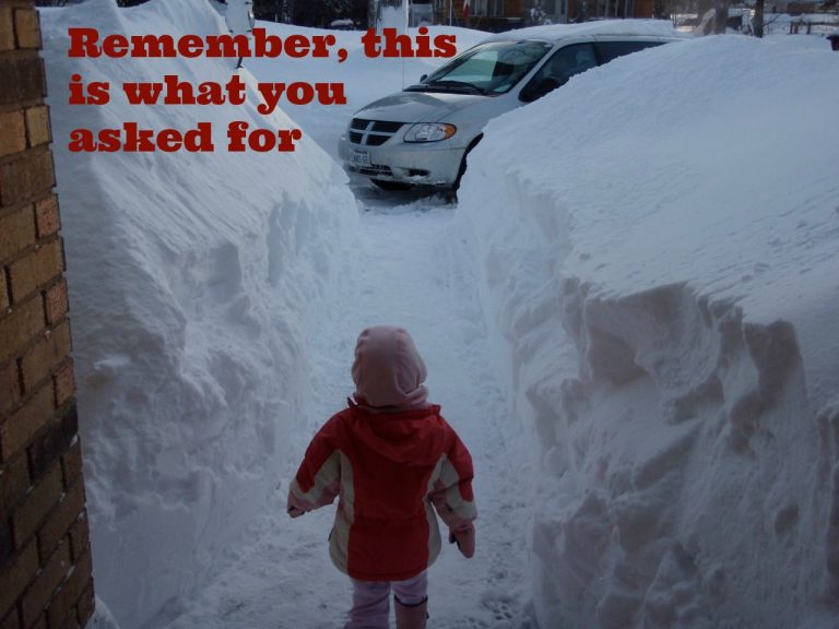 How to Make a Snow Day Happen - Be Careful What You Wish For - Life In ...
